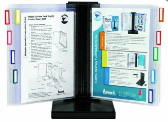 Arnos Flippa Display System 10 Panel Desk top Kit B179 | Independent ...