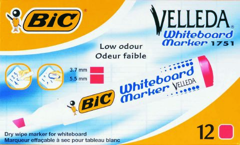 Independent Office Solutions » BIC Velleda Whiteboard Markers Chisel ...