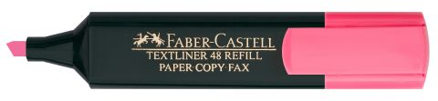 Faber Castell Textliner Solid Barrel Pink Highlighter | Independent ...