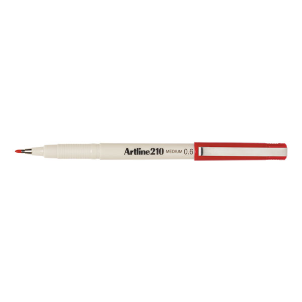 Artline 210 0.6MM Red Fineliner | Independent Office Solutions