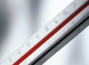 DELI TRIANGULAR SCALE RULER | Independent Office Solutions