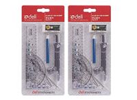 DELI STUDENT RULER AND COMPASS SET | Independent Office Solutions