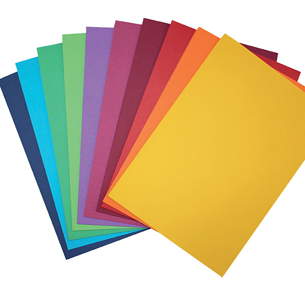 Colourful Cardboard Colourboard 200Gsm A4 Assorted Colours PKT 100 ...