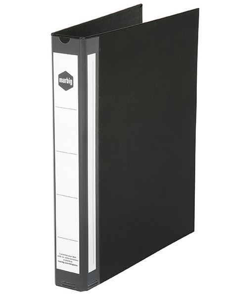 Independent Office Solutions » Marbig Enviro Deluxe Binders A4 Black 4D ...