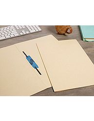 Avery Manilla Straight Cut Folders Light Blue Box 100 Foolscap ...