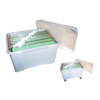Italplast Mobile File Box With 10 Files And Tabs Each | Independent ...