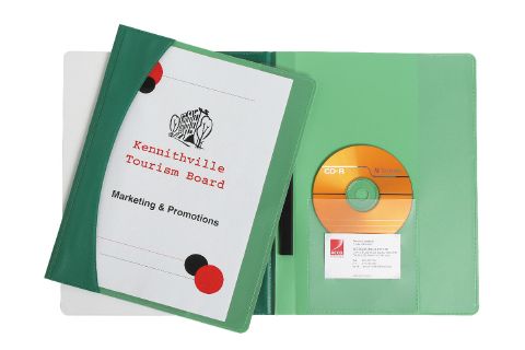 FLAT FILE MARBIG CLEAR FRONT A4 PREMIER GREEN | Independent Office ...