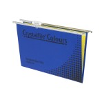 CRYSTALFILE COLOURED SUSPENSION FILES FOOLSCAP - PACK OF 10 BLUE ...