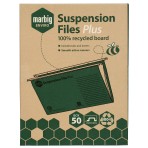 MARBIG ENVIRO SUSPENSION FILES WITH TABS & INSERTS - BOX OF 50 ...