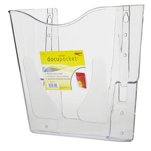 DEFLECTO DOCUPOCKET WALL BROCHURE HOLDER PORTRAIT | Independent Office ...