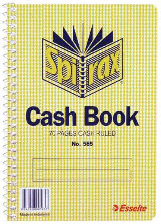 SPIRAX 565 CASH RECEIPT BOOK 165X114MM | Independent Office Solutions