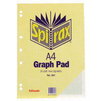 Independent Office Solutions » Spirax 7 Hole Graph Books. 801 A4 25 ...