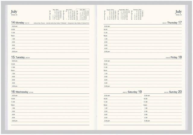 Independent Office Solutions » Collins Vanessa Rose Gold Diary A5 Week ...