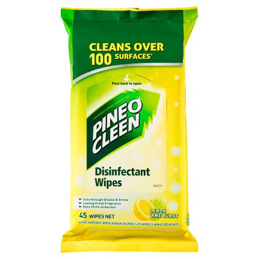 PINE O CLEEN DISINFECTING WIPES PKT 45 | Independent Office Solutions