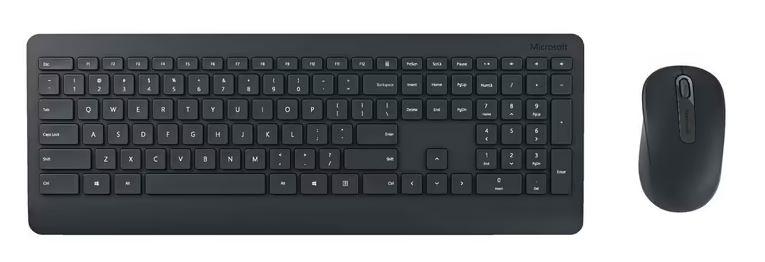 MICROSOFT 900 WIRELESS DESKTOP SET KEYBOARD AND MOUSE | Independent ...