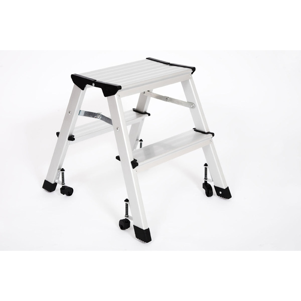 Jastek Step Ladder Kwik E-Zee Aluminium 2 Step Folding 150KGs Cap ...