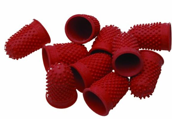 Thimblettes Finger Size 1 Red Each | Independent Office Solutions