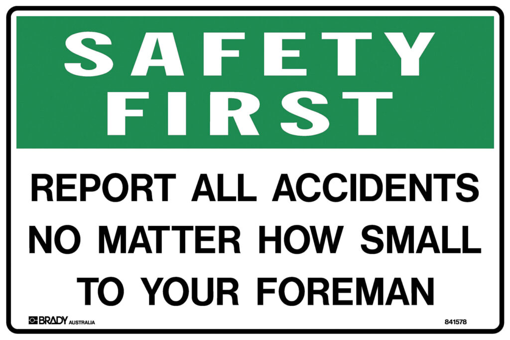 Independent Office SolutionsSafety First Report All Accidents No Matter ...