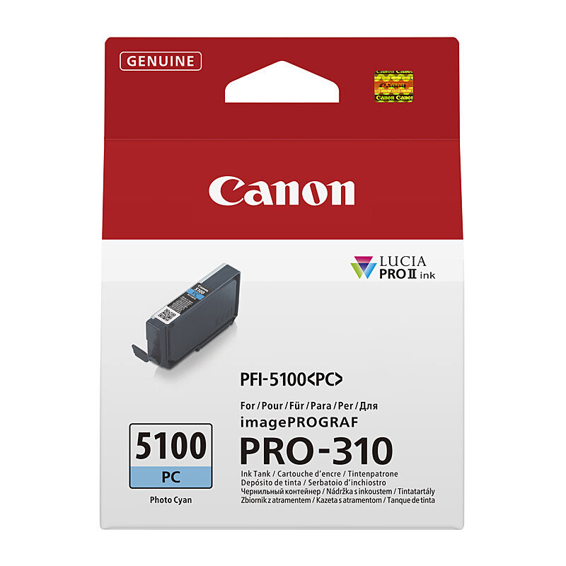 Independent Office Solutions » Canon PFI5100 Ph Cyan Ink Cart