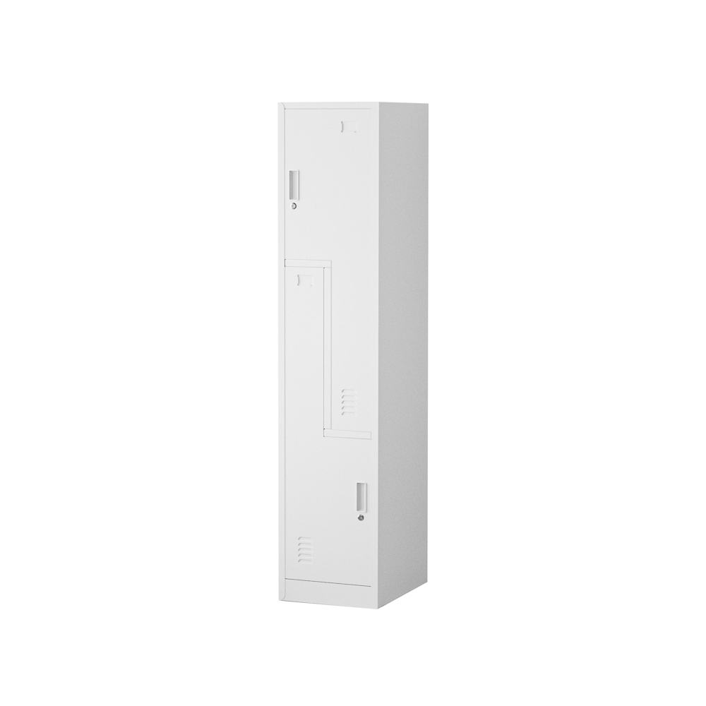 METAL STEP LOCKER – 2 DOOR WITH CAM LOCK, LIGHT GREY | Independent ...