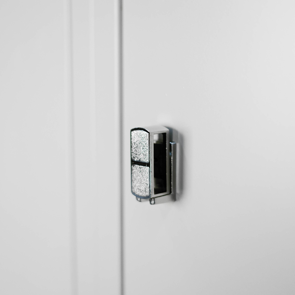 12 DOOR METAL STORAGE LOCKER – PADLOCK READY, LIGHT GREY GOPHD-LK312PS ...