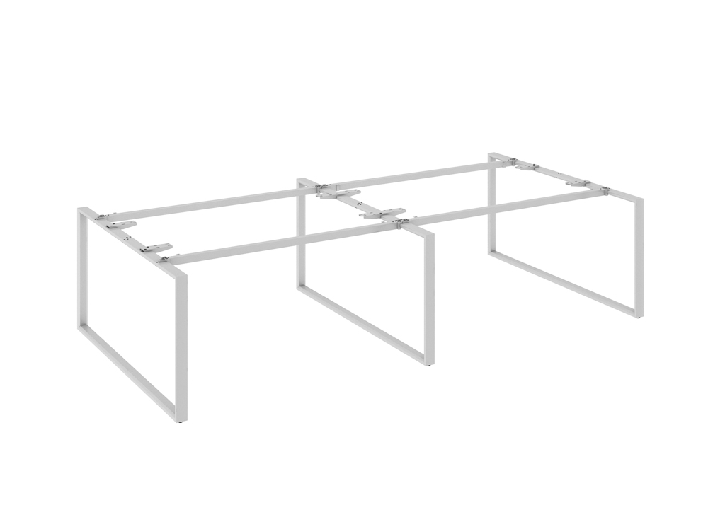 WorkSmart Series Loop Shaped Metal Leg – Double Sided Desk ...