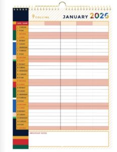 WALL CALENDAR 2026 COLLINS A3 EDGE MIRA MONTH TO VIEW | Independent Office Solutions